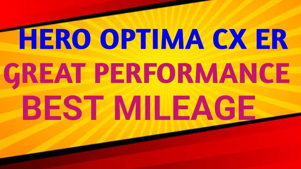 HERO ELECTRIC OPTIMA CX ER SCOOTER 2022 - YouTube