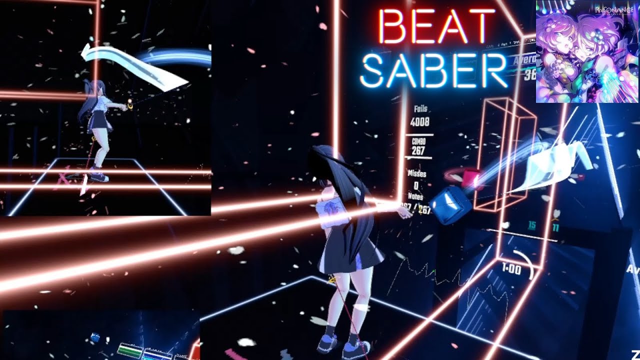 【ビートセイバー】Zenith - KARAKURI (ゲーム『Tokyo 7th Sisters』) (HARD(Ex))/Mapper Gabriel, Marsh & Fuyakeru ...