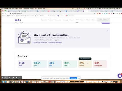 Podia Tutorial: Here is How to Set up Your First Email Marketing ...