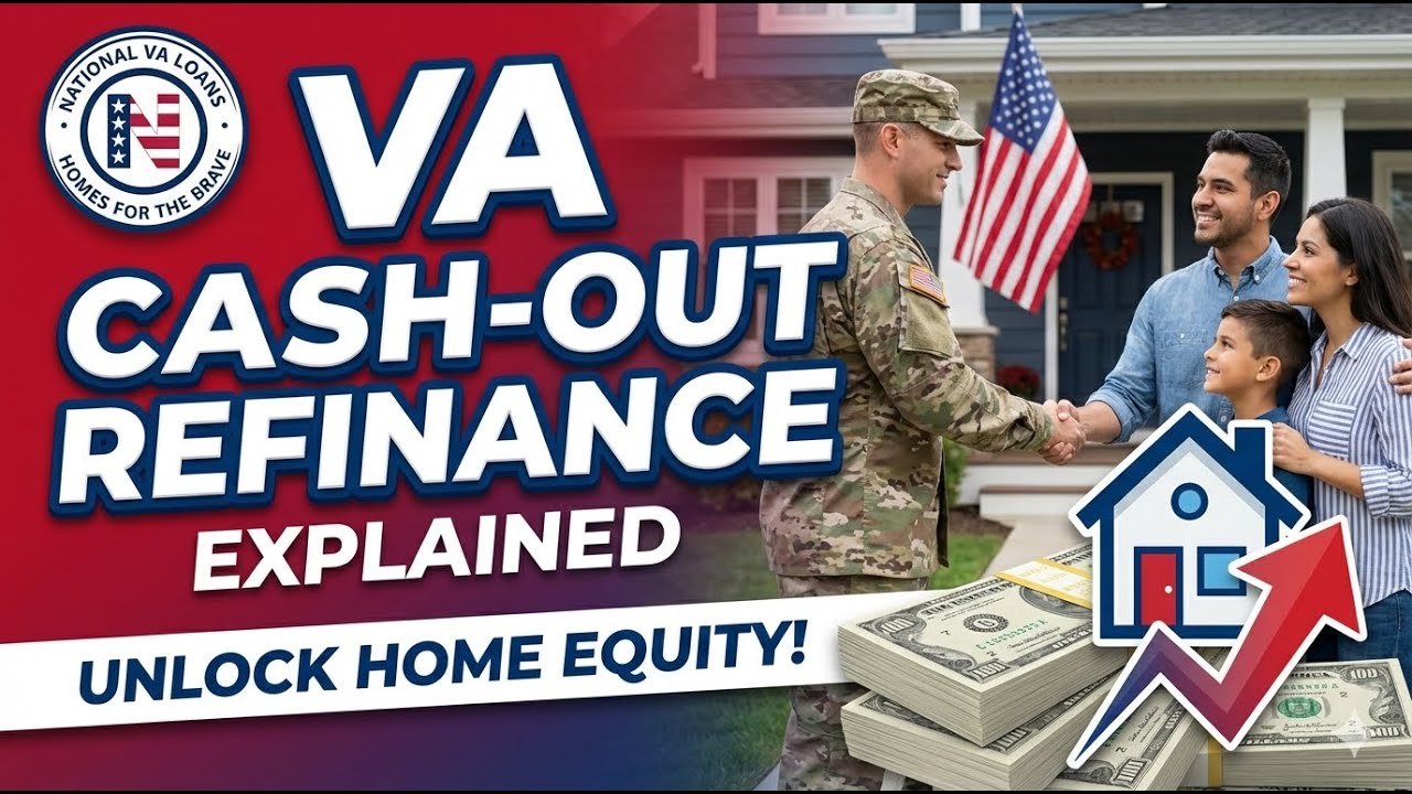 VA Cash-Out Refinance Explained | How Veterans Use Home Equity - YouTube