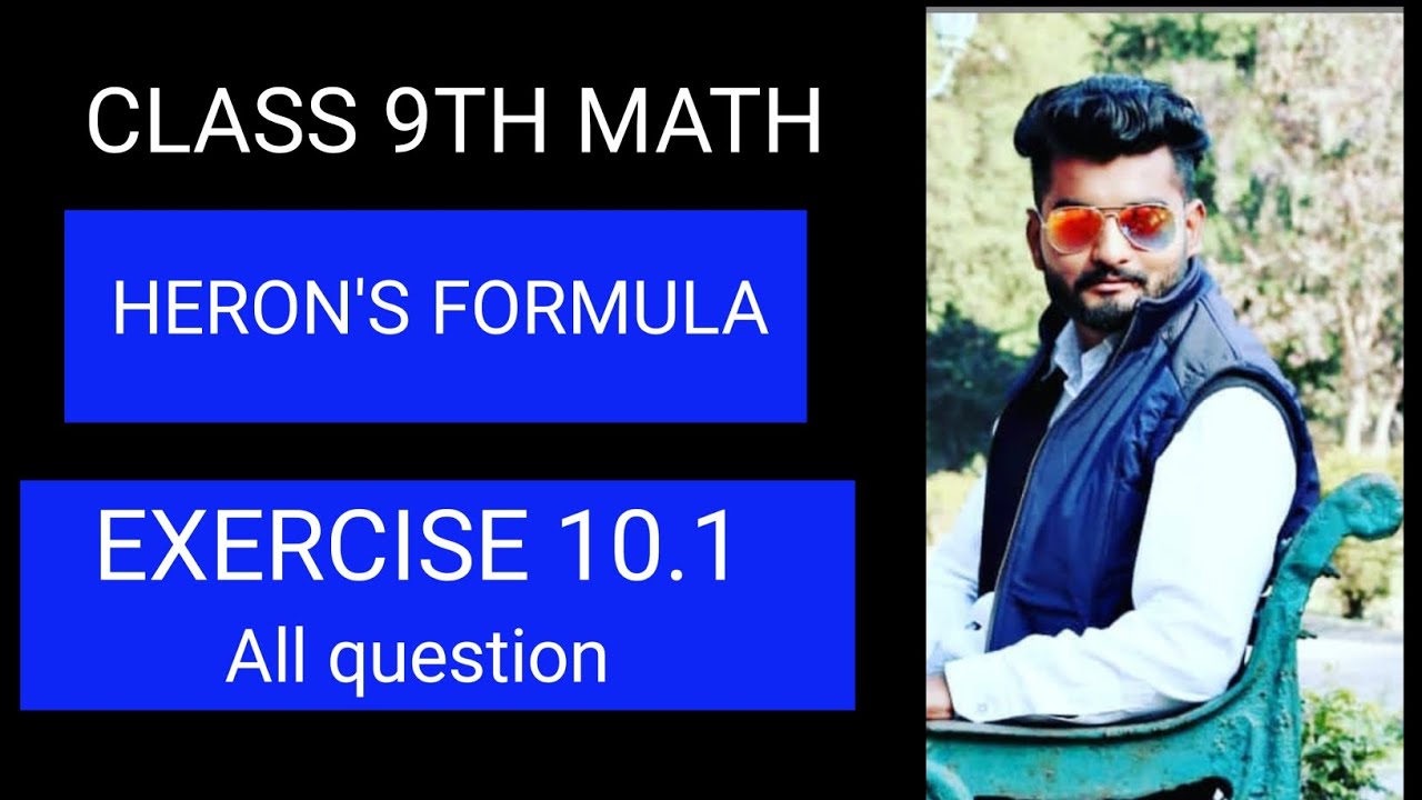 Heron's Formula class 9th in one shot ️| class 9th Maths chapter 10 heron formula complete ...