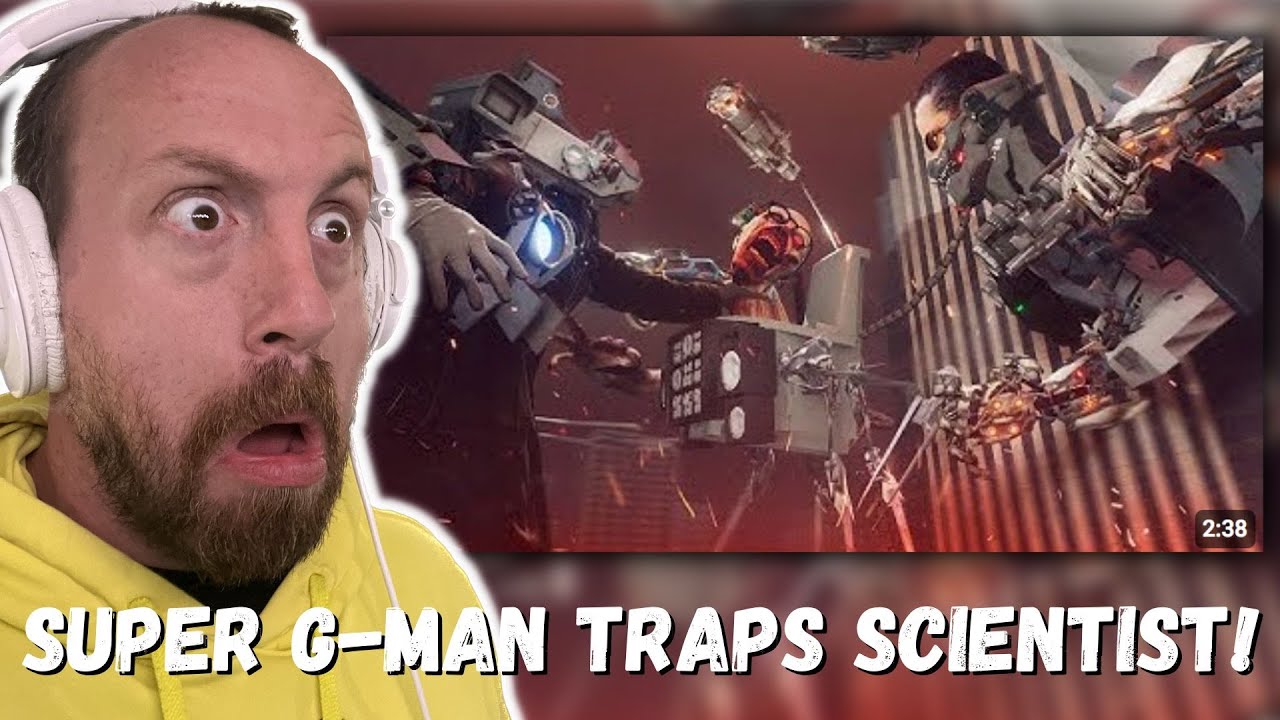 SUPER G-MAN TRAPS SCIENTIST! skibidi toilet zombie universe 23 ( New ...