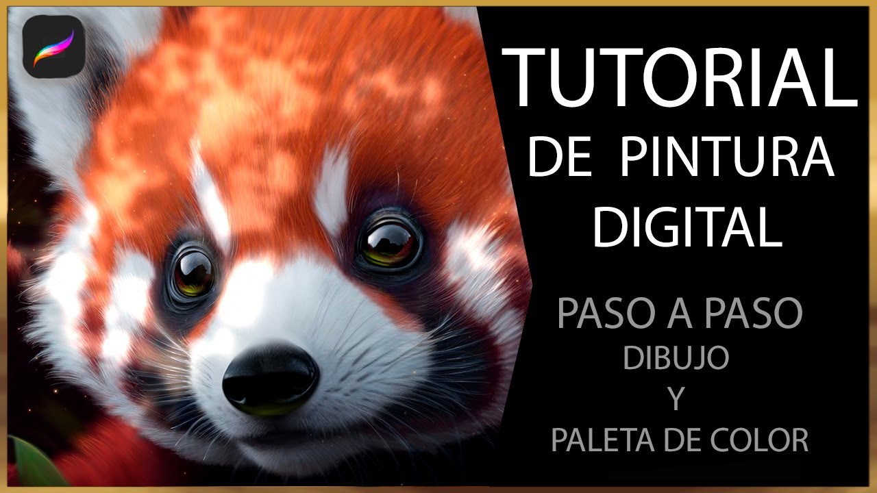 Tutorial de pintura digital paso a paso con dibujo y paleta de color ...