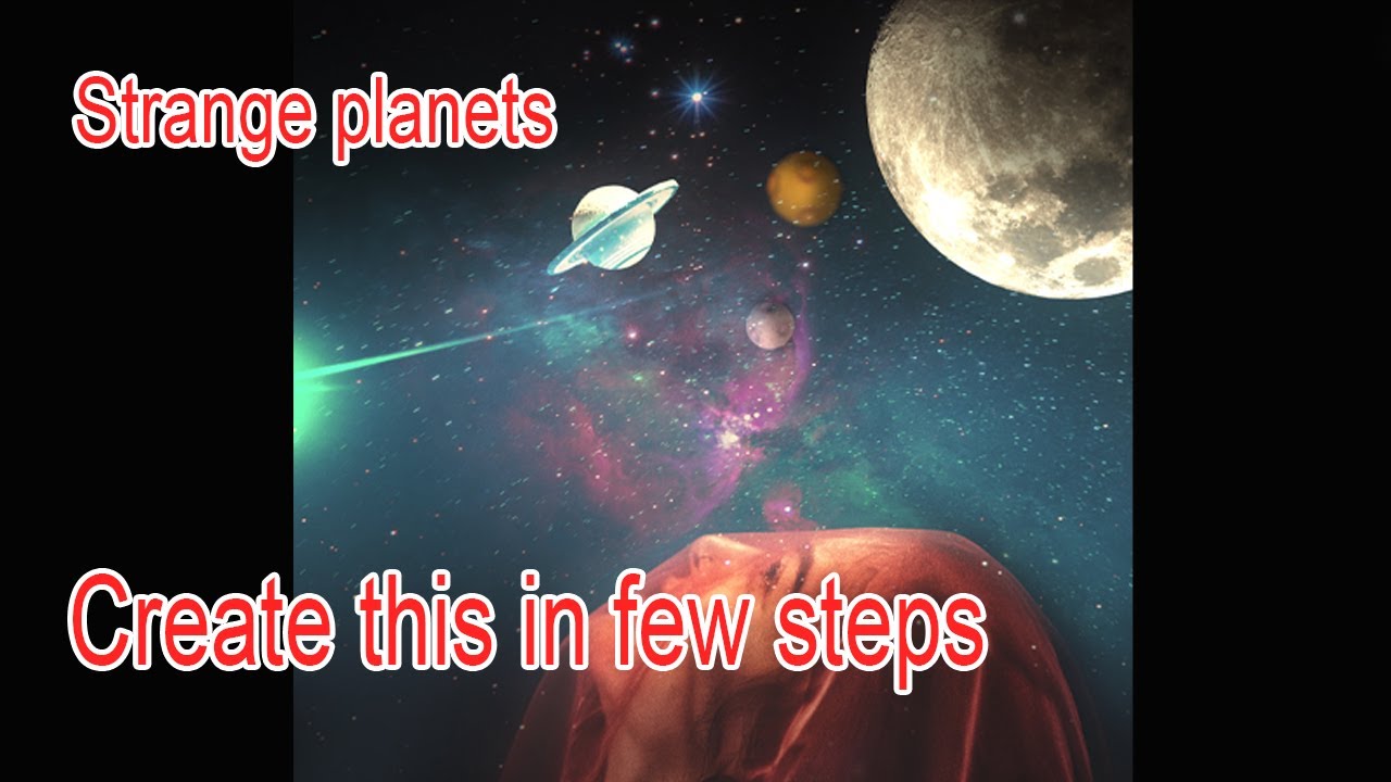 How to create different universe in photo shop | photo manipulation ...