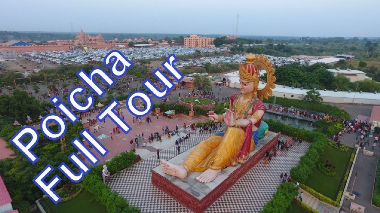Poicha swaminarayan temple, Nilkanth dham full darshan, poicha tour ...
