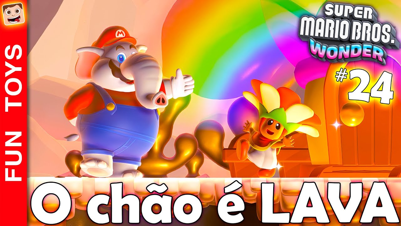 Super Mario Bros. Wonder #24 - Avançando no mundo da LAVA! - YouTube
