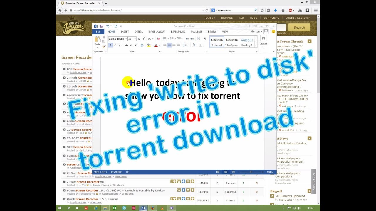 How to fix torrent error - YouTube