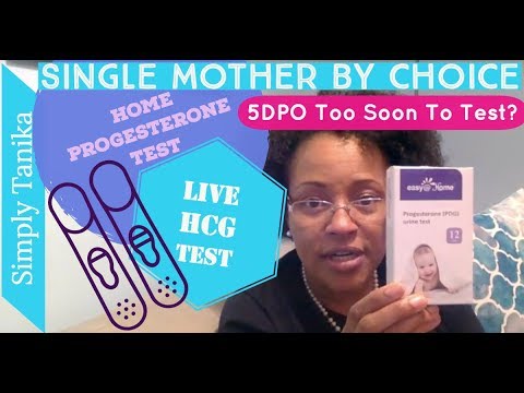 Progesterone Test and Can I Take a Pregnancy Test 5DPO? - YouTube