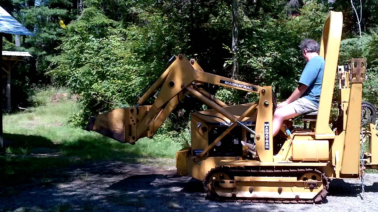 Magnatrac MH5000 crawler tractor for sale - YouTube