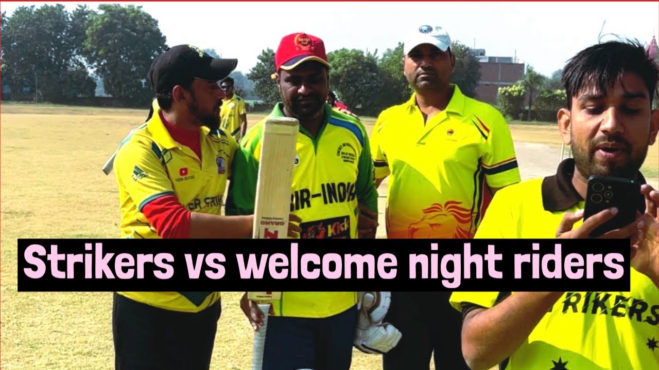 Strikers vs welcome night riders, 08/12/2025 - YouTube