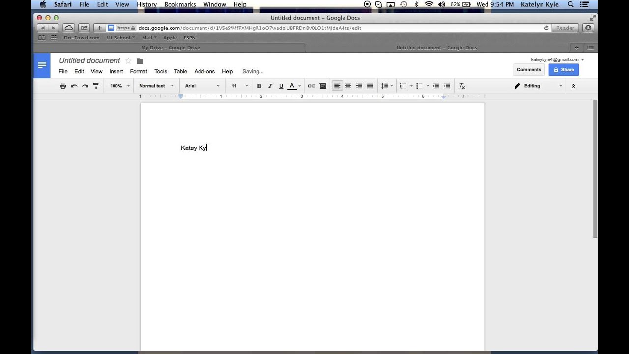 Google Docs Demo - YouTube
