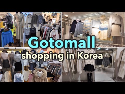 🇰🇷 Gotomall Fall & Winter Clothes Shopping in Korea | Cheapest Underground Shopping Center 2024 ...