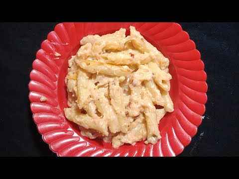 white sauce pasta recipe | white sauce pasta | creamy & cheesy white sauce pasta