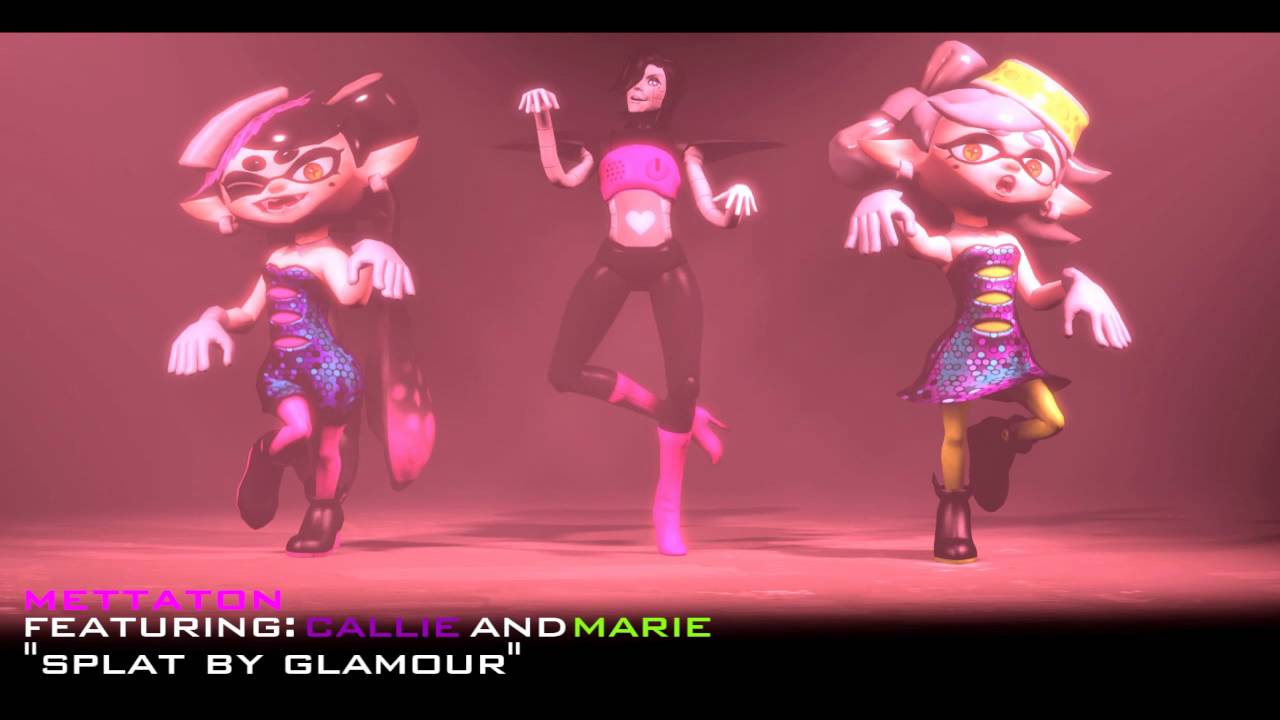 Mettaton & the Squid Sisters - "Splat by Glamour" - YouTube