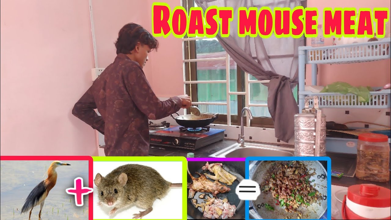 Roast Mouse Meat Special Food for Rural People - YouTube