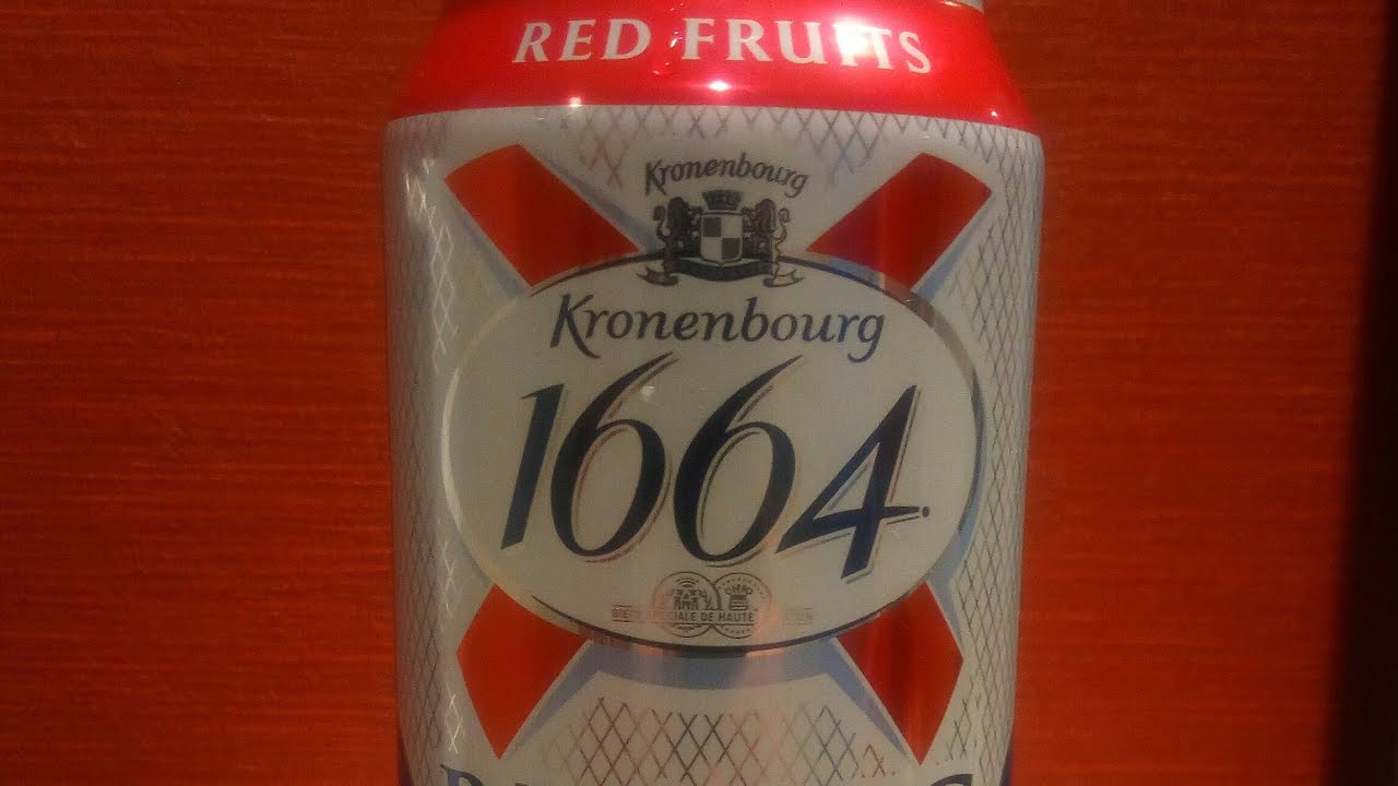 KRONENBOURG 1664 BLANC RED FRUITS - YouTube
