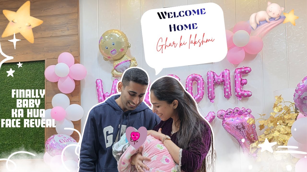Welcoming Our Little Princess Home 👶🎀| Baby Girl Face Revealed 😍 ...