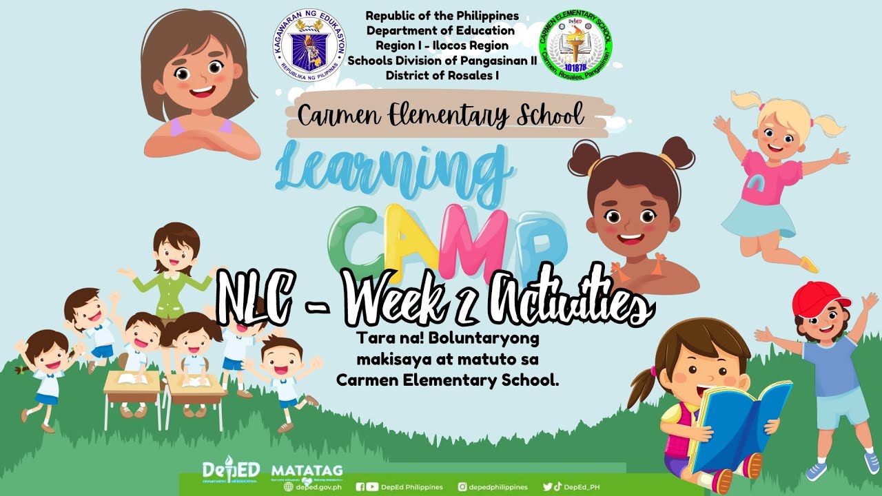 National Learning Camp Week 2 Activities - YouTube