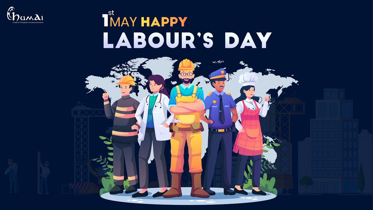 Happy Labour Day Animated Video | HumAi - YouTube