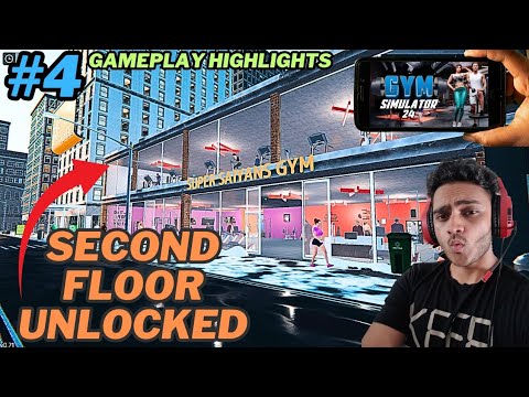 Building The Biggest Gym!! | gym simulator gameplay | gym simulator 24 ...