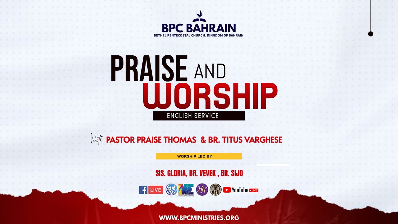 BPC BAHRAIN | Praise & Worship~ English Service - YouTube
