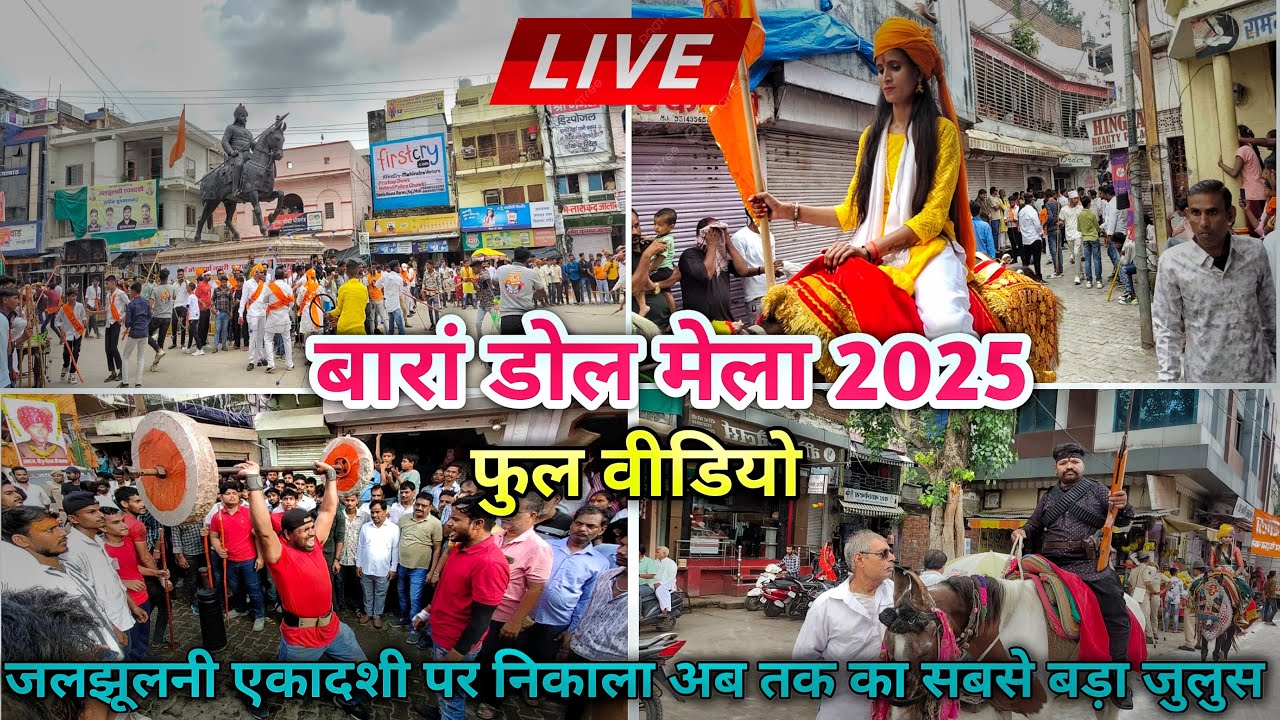 बारां डोल मेला 2025 | Jal Jhulni Ekadashi Baran 2025 | Baran Dol Mela ...