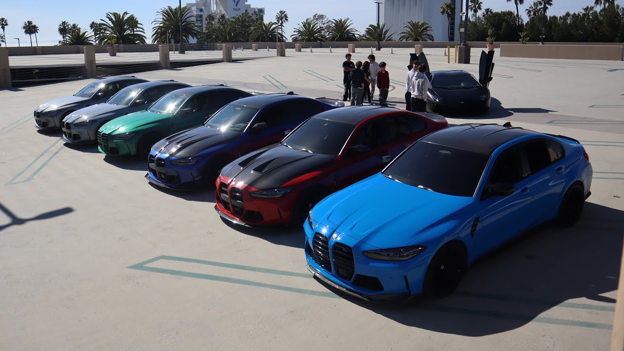 THE CRAZIEST BMW LINE UP EVER!!! - YouTube