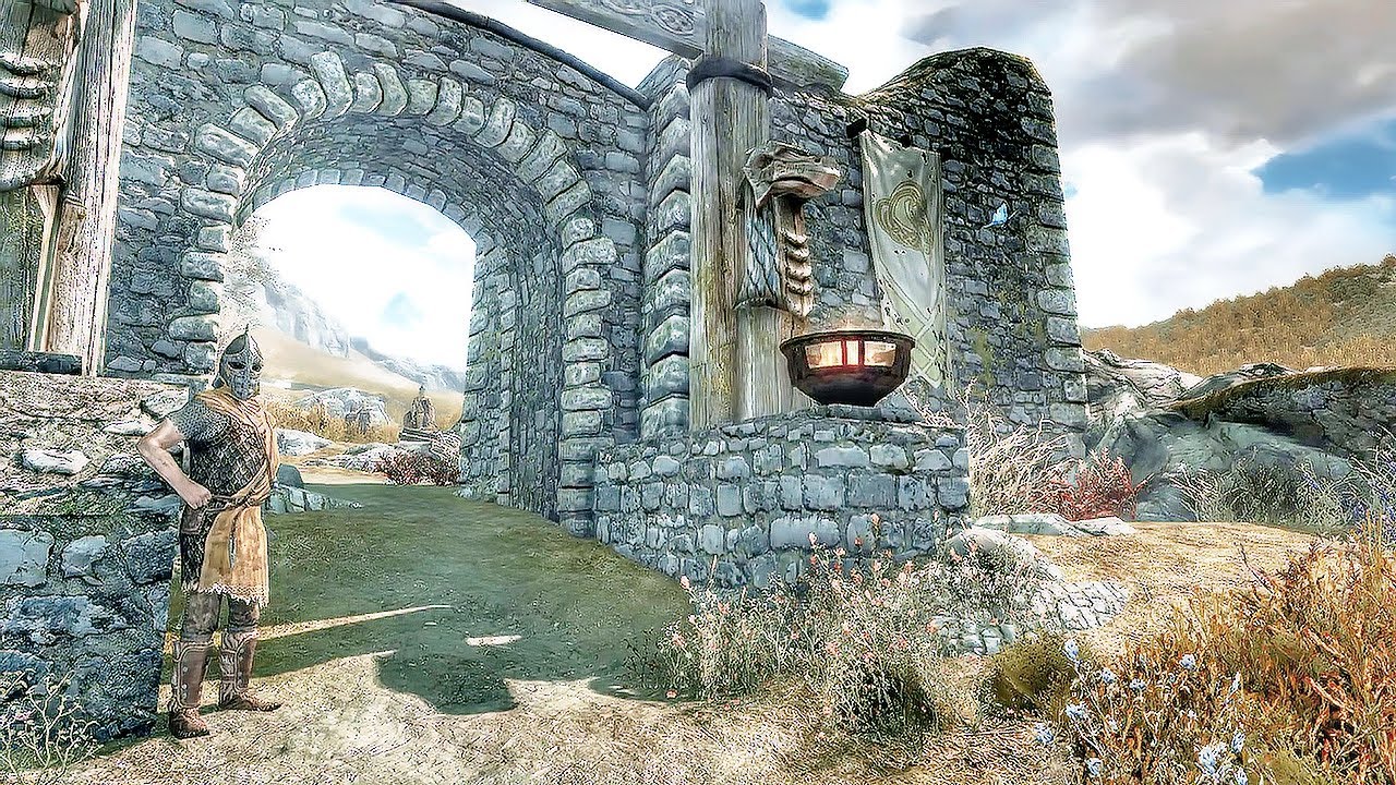 On The Way To Whitewatch Tower - The Elder Scrolls SKYRIM - YouTube