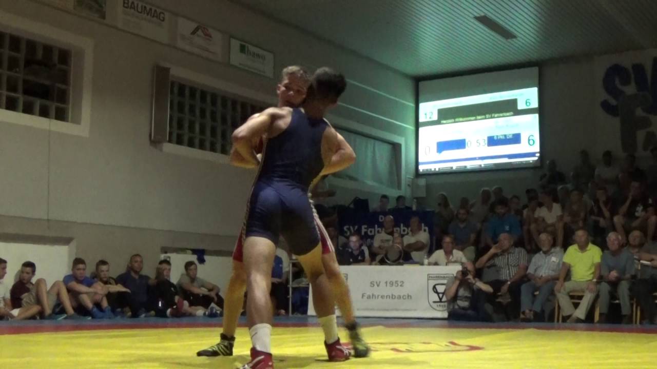 66kg Gr.-röm.: Paul Nimmerfroh - Tom Pusch 1:0 PS 10:10 (SV Fahrenbach ...
