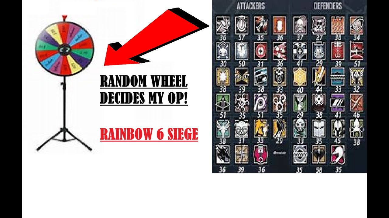 Spinning a Wheel for an operator! #rainbowsixsiege - YouTube