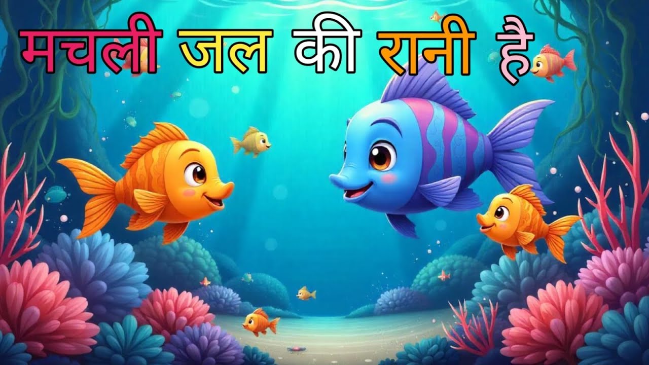 Machhali Jal Ki Rani Hai | मछली जल की रानी है | Hindi Rhymes For Kids ...