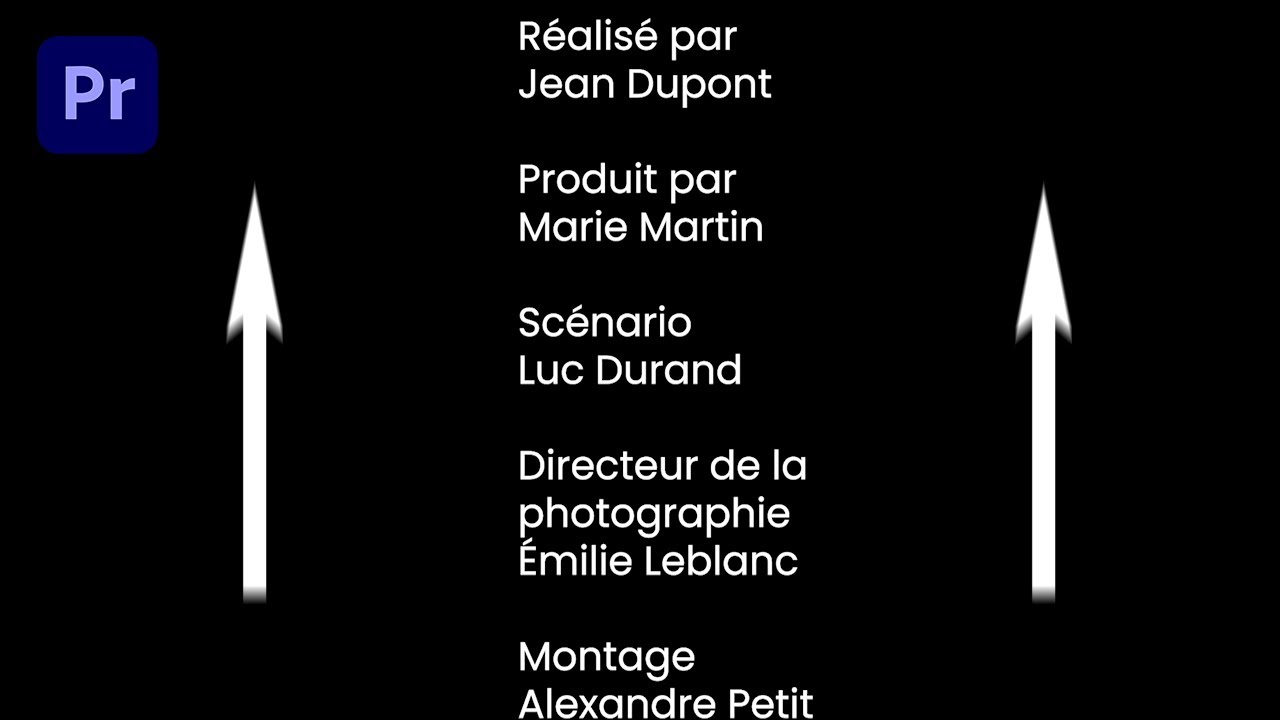 [TUTO] Comment faire un GÉNÉRIQUE DE FIN | DÉFILER un TEXTE sur ...