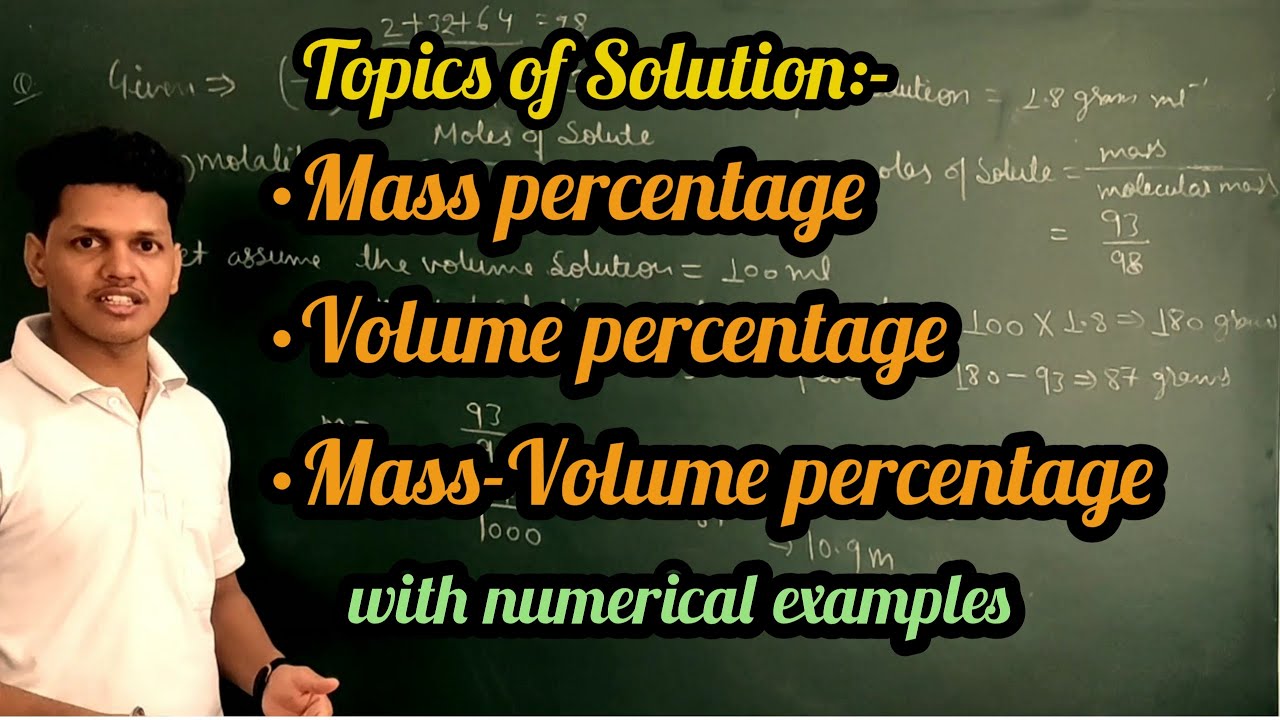 Mass By Volume Percentage Of A Solution Mass Percentage Calculation mass-by-volume-percentage-of-a-solution-mass-percentage-calculation