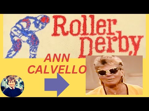 ROLLER DERBY LEGEND, ANN CALVELLO, FUNNY INTERVIEW - YouTube