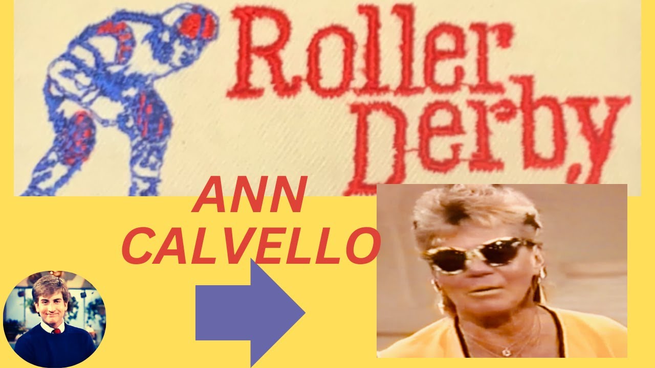 ROLLER DERBY LEGEND, ANN CALVELLO, FUNNY TV INTERVIEW! #rollerderby # ...