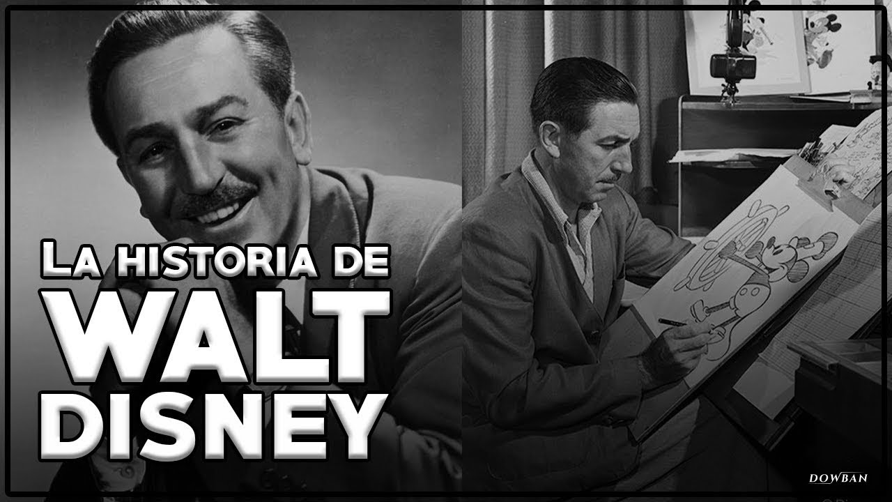 La historia de WALT DISNEY - YouTube
