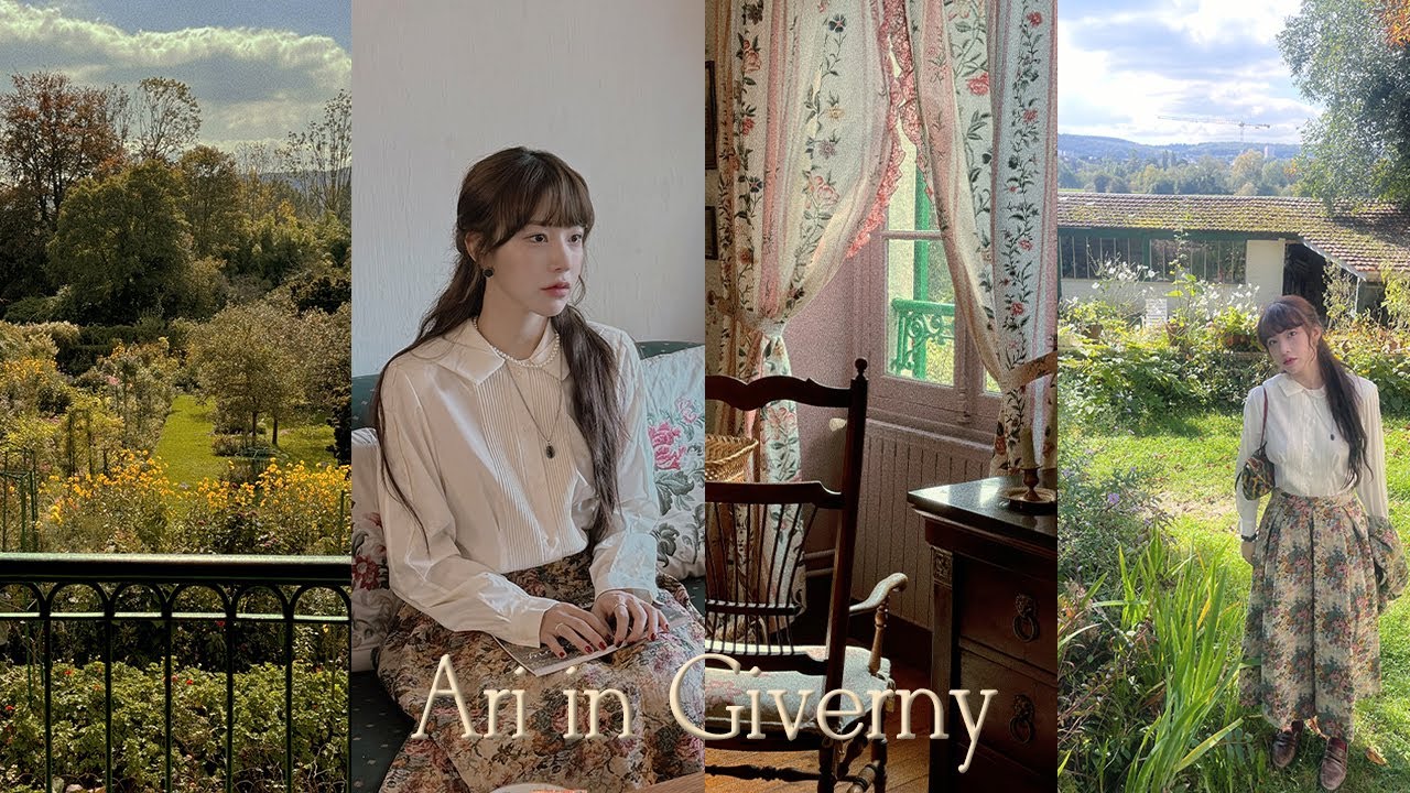 [ARI VLOG] Ari in Giverny (지베르니 여행 브이로그 | 베르농 시골집 | 모네의 집과 정원 | 초스피드 ...