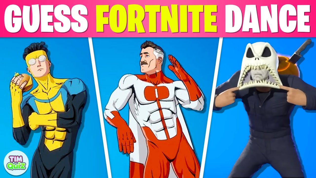 Guess Fortnite Character Dance | Omni Man, Invincible, Michael Myers ...