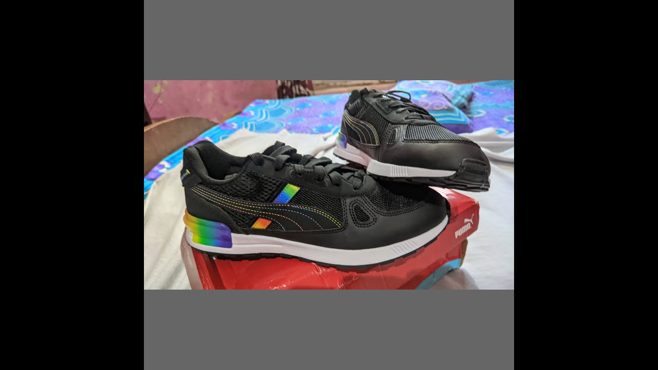 PUMA Graviton Pro Rainbow Hues Running Shoes For Men - YouTube