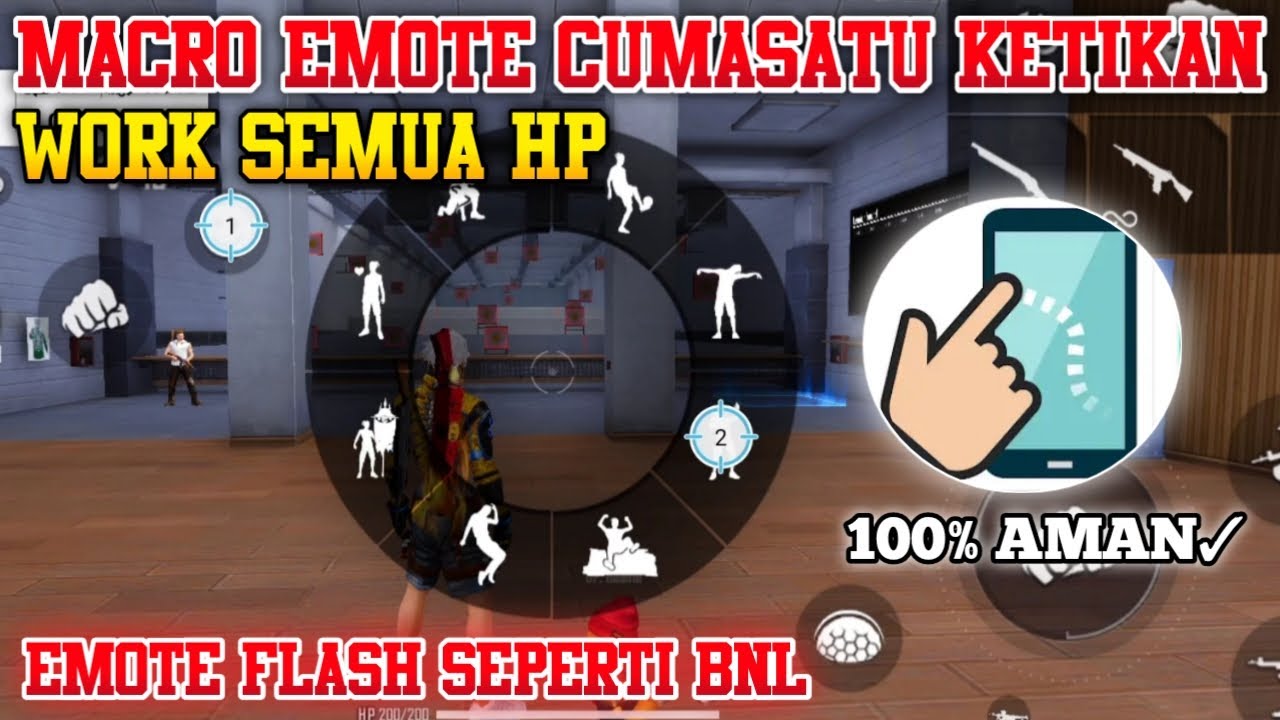 MACRO EMOTE SEPERTI BNL VERSI ANDROID/HP🤯‼️ TERBARU 2021 SETELAH UPDATE ...