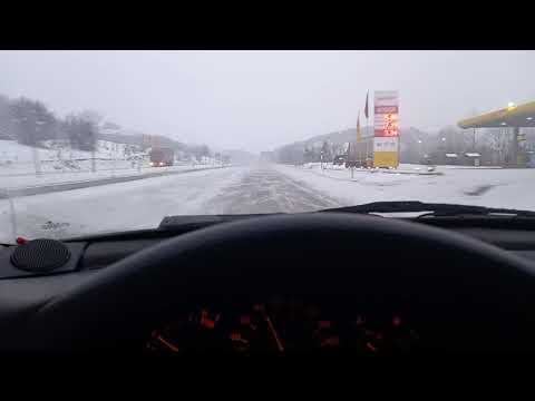 Opel Vectra İle Karlı sürüş / Sabah saatleri ilk kar / Snow driving