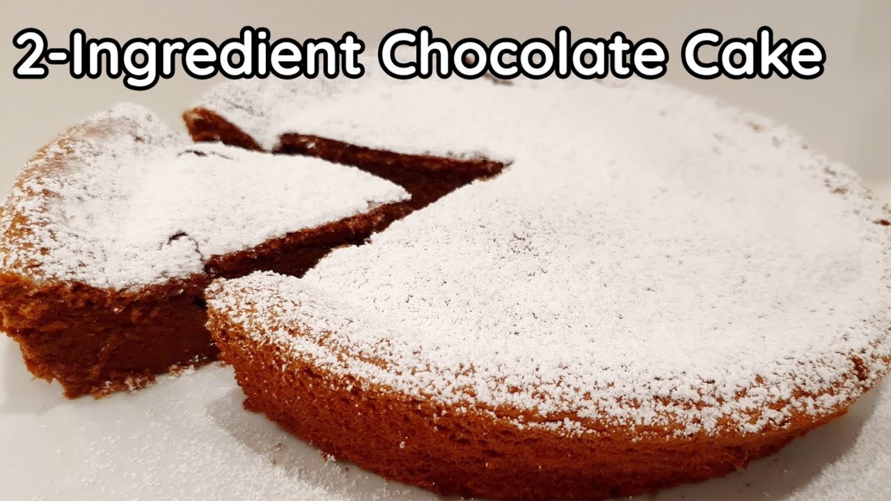 2 Ingredient Chocolate Cake | Lock Down Cake Recipe! - YouTube