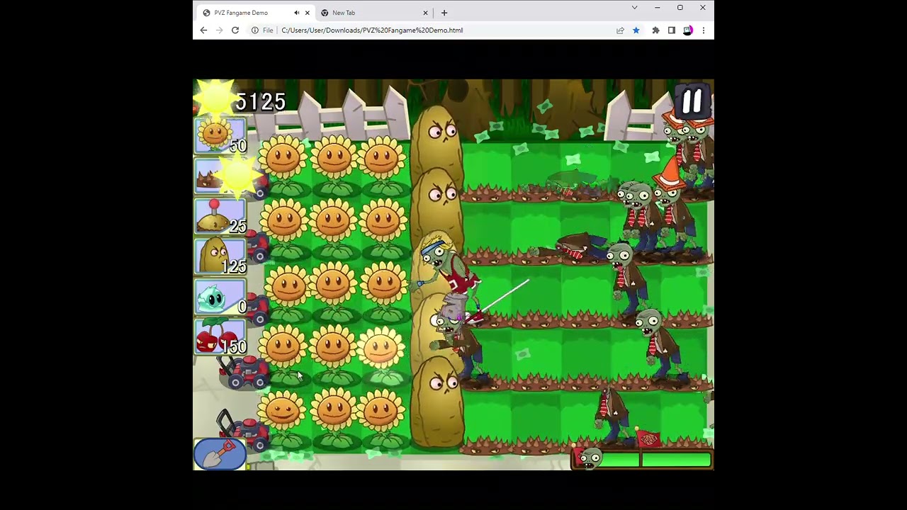 PVZ Fangame Glitch (suncount over 10k) - YouTube