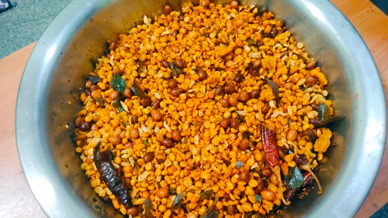 Homemade delicious Channa daal mixture ~Cook with Malati - YouTube