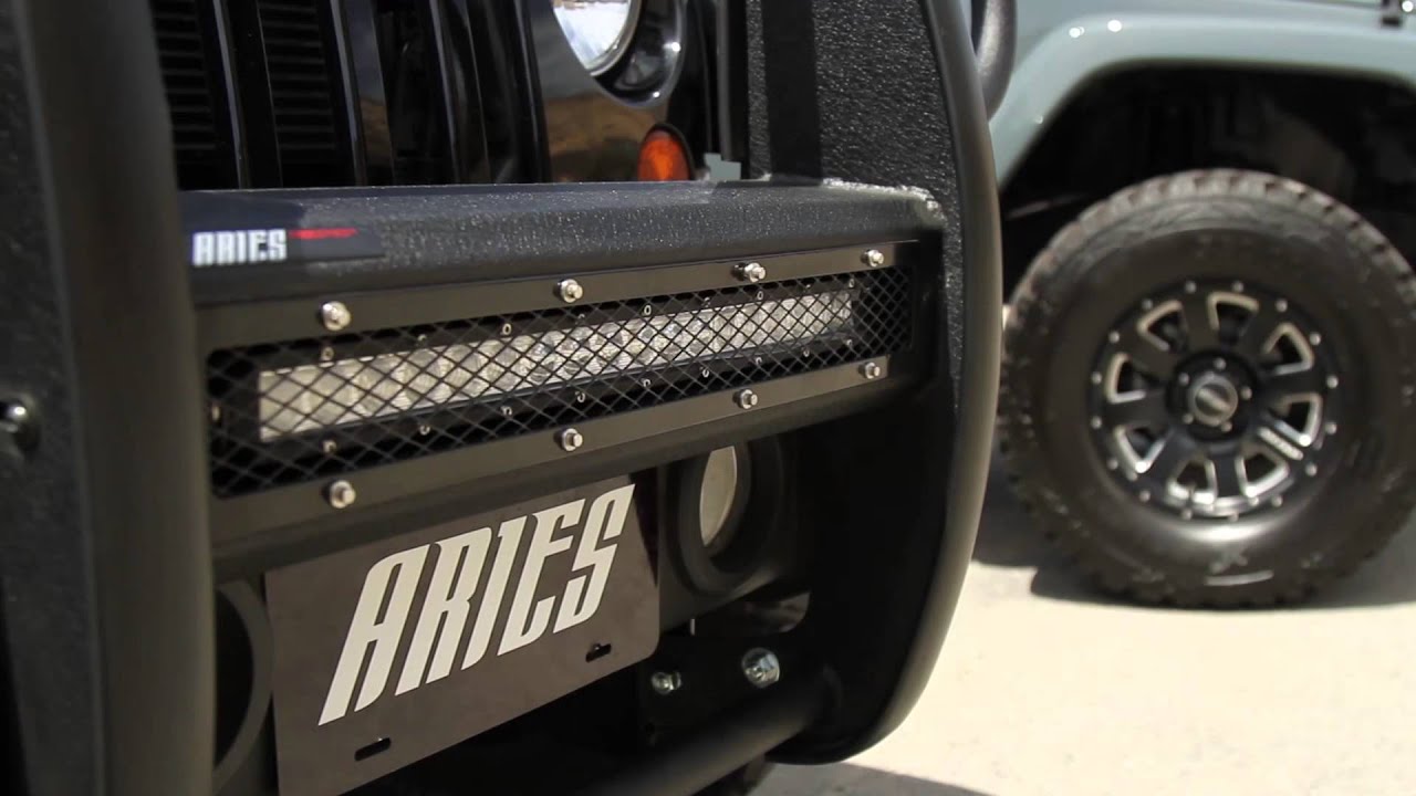 ARIES Grille Guards - YouTube