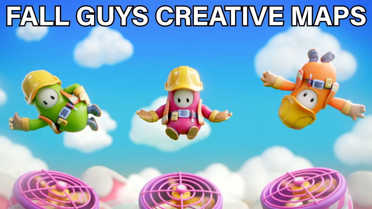 Trying Out Custom Community Maps In Fall Guys - YouTube