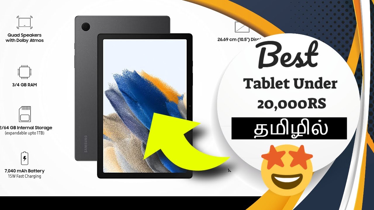 Samsung Tab A8 Tamil Review in Tamil | Best Budget Tablet in India in ...