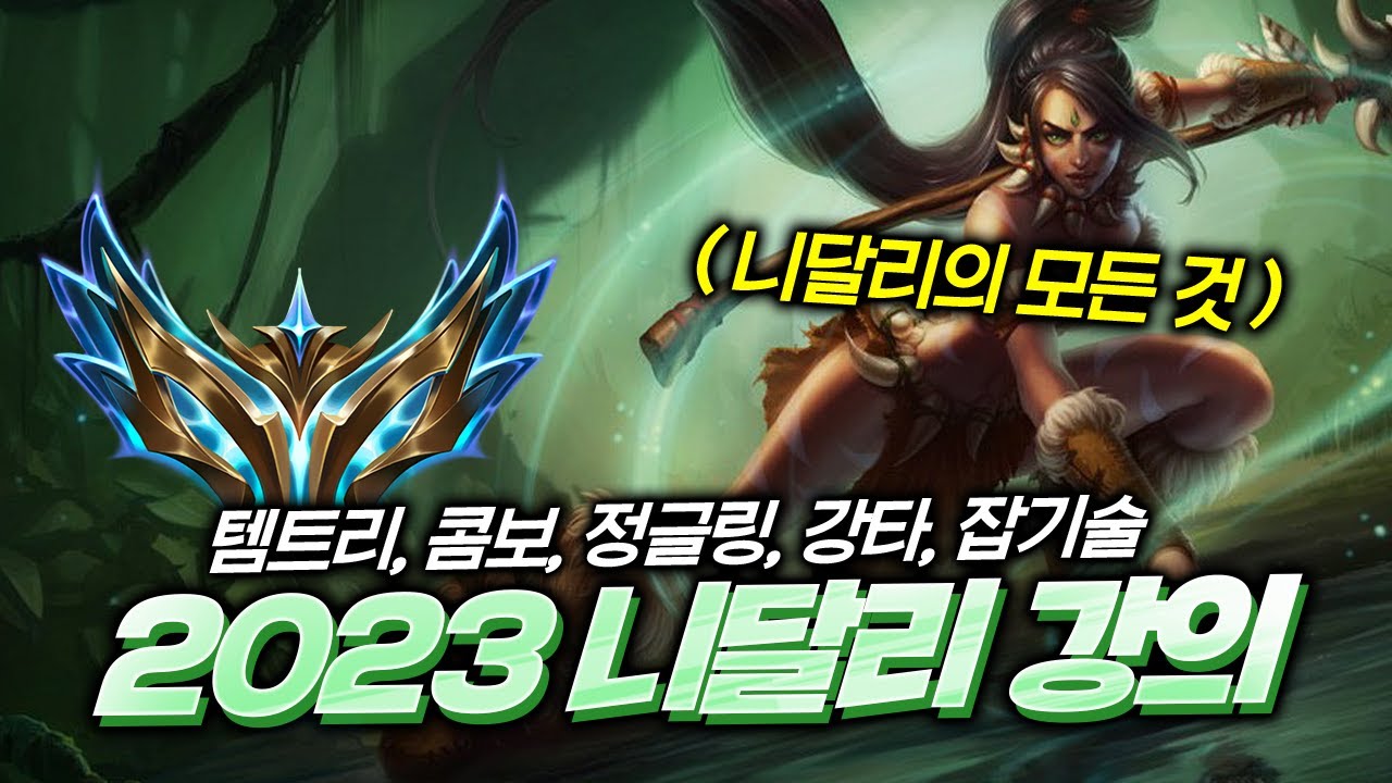 프로게이머시절 승률85% 니달리 영업비밀 다알려드림 [템트리.콤보.잡기술] - YouTube