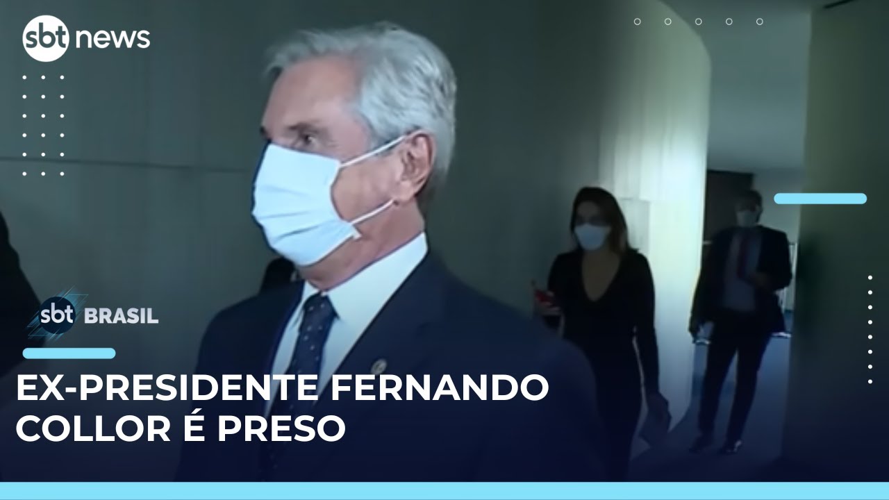 Fernando Collor é preso em Maceió após decisão de Moraes | SBT Brasil ...