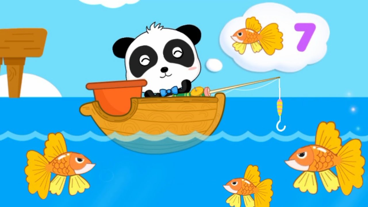 BABY KIKI LEARN NUMBER 7 FISH | BELAJAR BERHITUNG IKAN | BABYBUS ...